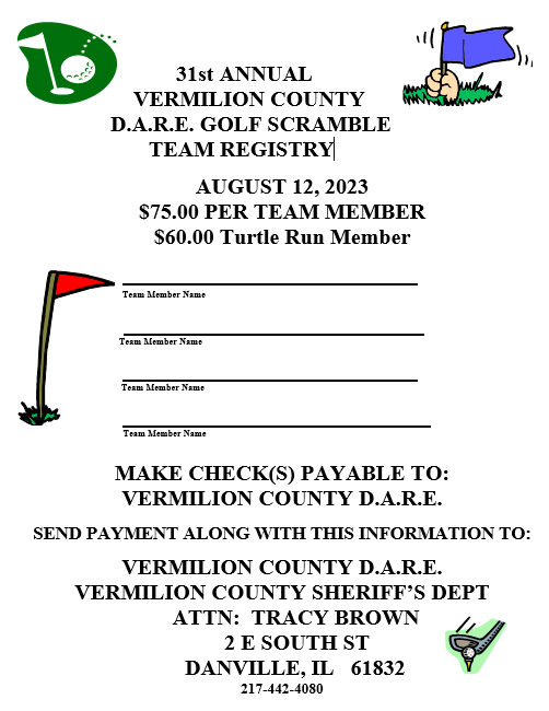 Vermilion County DARE Program Getting Ready for Aug 12th Golf Outing ...